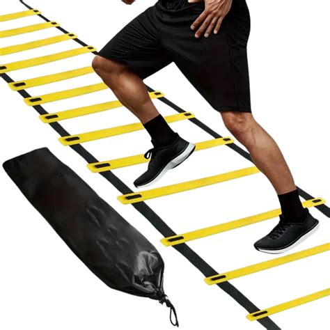 Escalera De Agilidad 12 Peldaños Para Entrenamiento Deportivo Linea Sport