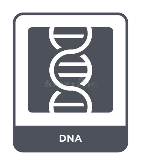 Dna Icon In Trendy Design Style Dna Icon Isolated On White Background Stock Vector