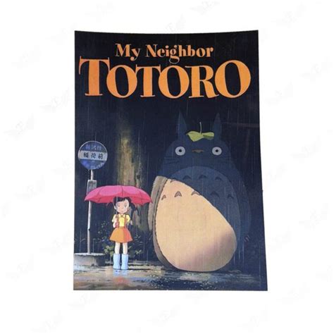 پوستر طرح انیمه توتورو همسایه من Totoro سایز A5 ارن شاپ