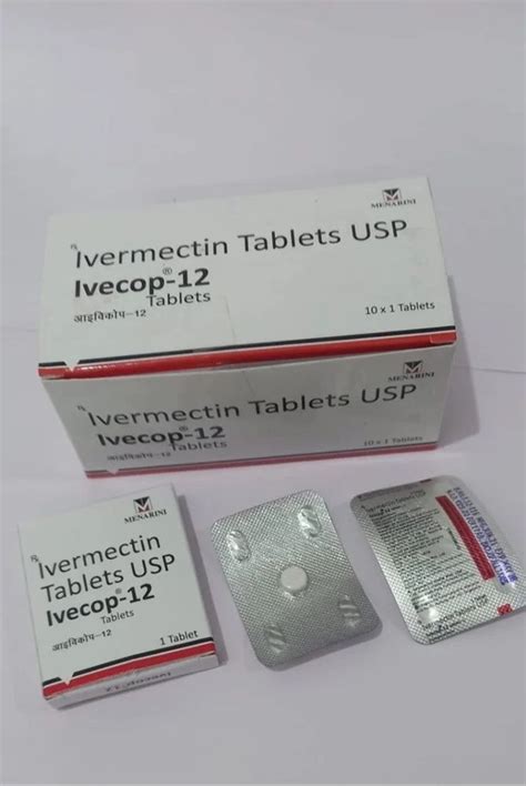 Ivecop 12mg Tab Ivermectin Tablets At ₹ 150strip Of 10 Tablets