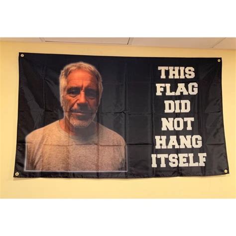 Wall Decor This Flag Did Not Hang Itself Funny Jeffrey Epstein
