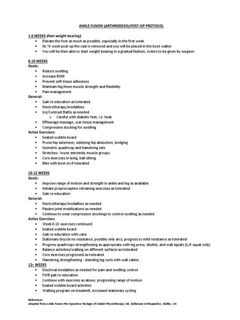 Ankle Fusion Pdf