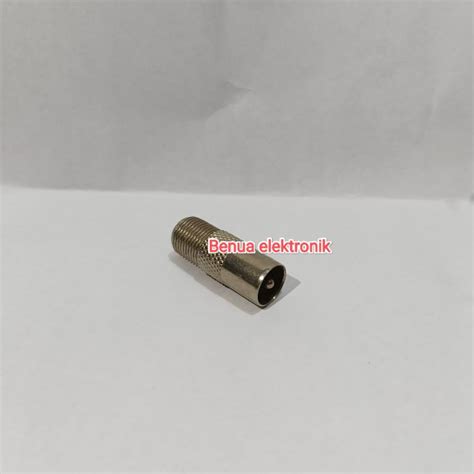 Jual Promo Konektor Jack Sambungan Kabel Antena Tv F Jek Jack Besi U