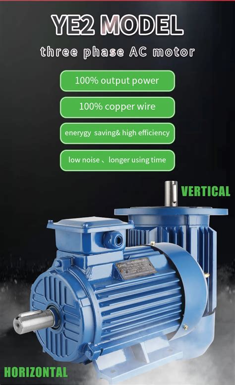 Ye3 Three Phase Ac Asynchronous Squirrel Cage Asynchronous Motor For