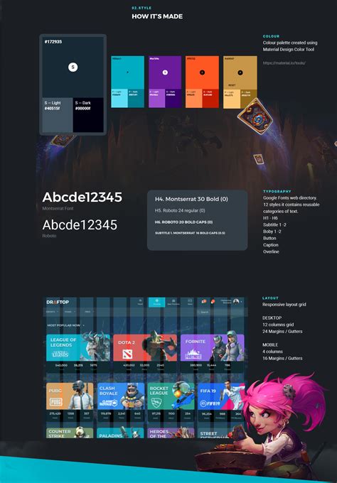 UI UX Visual Design ESports Project On Behance