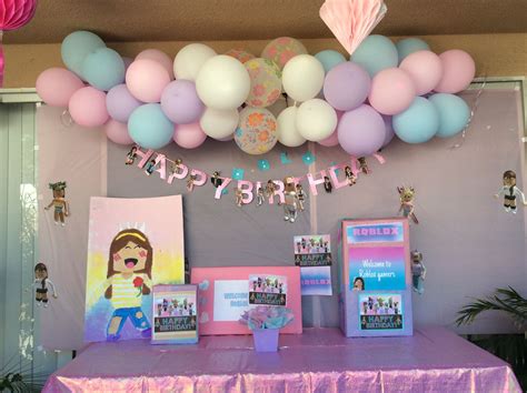 Roblox Party Decorations Girls Birthday Party Decorations