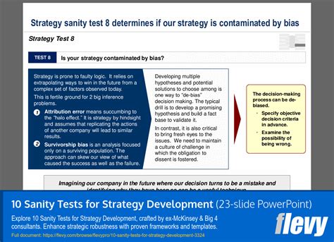 Assessing Bias In Strategic Decision Making Ppt Slide