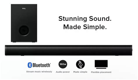 TCL Soundbar With Subwoofer Audio Soundbars Speakers Amplifiers On Carousell