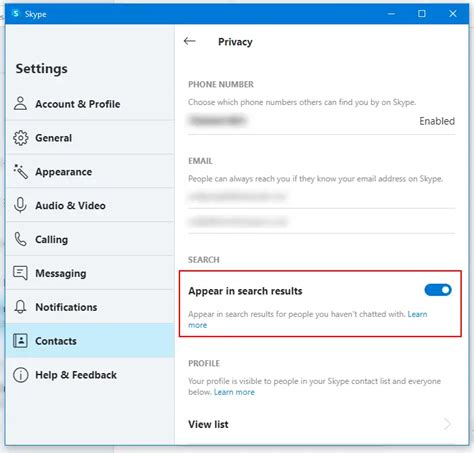 Skype Privacy Settings Groups And Video Calls
