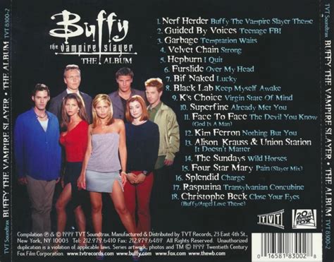 90smoment Buffy The Vampire Slayer The Album Buffy