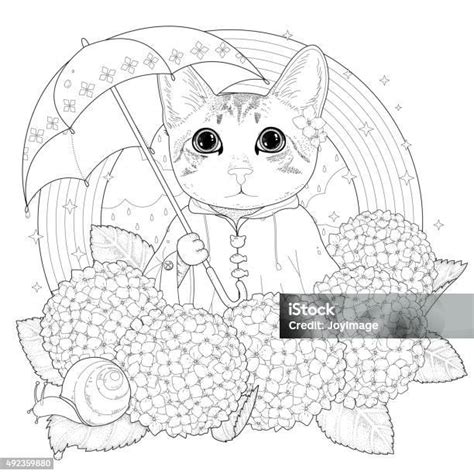 หน้าระบายสีคิตตี้ที่น่ารัก ภาพประกอบสต็อก ดาวน์โหลดรูปภาพตอนนี้ กระดาษระบายสี ศิลปะลายเส้น