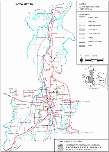 Road Network Of Medan City Download Scientific Diagram