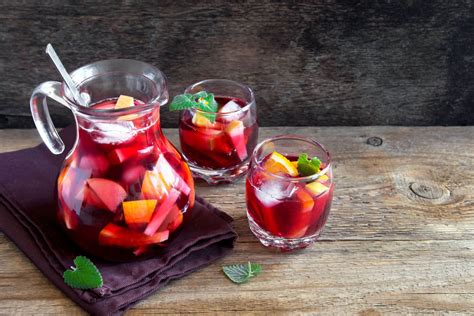 Sangría Sangría Recetas de sangría Tragos refrescantes