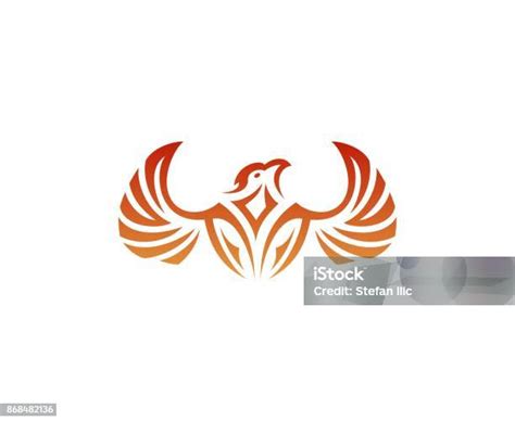 鳳凰圖示向量圖形及更多鳳凰圖片 鳳凰 商標 圓形 Istock