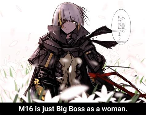 M16 Is Just Big Boss As A Woman M16 Is Just Big Boss As A Woman Ifunny