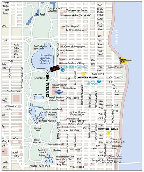 Upper East Side Zip Code Map United States Map