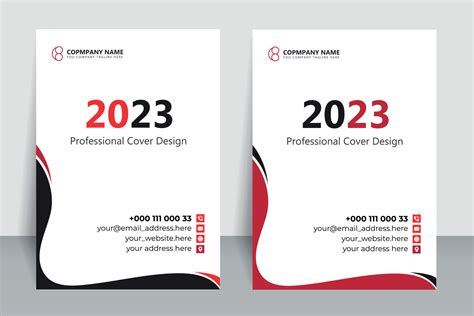 Clean And Unique Cover Page Design Corporate Brochure Creative