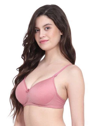 Plain Hosiery Peach Non Padded Cotton Bra At Rs 80piece In New Delhi