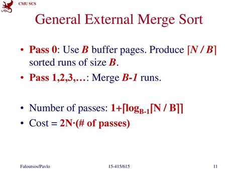 lecture 12 external sorting randg ch13 ppt download