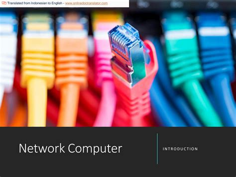 SOLUTION: Computer network theory 1 network introduction - Studypool