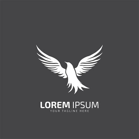 Premium Vector Flying Bird Logo Design Abstract Vector Template