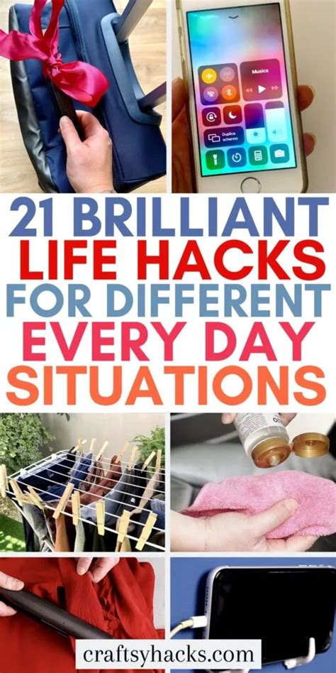 21 Genius Life Hacks For Every Day Situations Craftsy Hacks