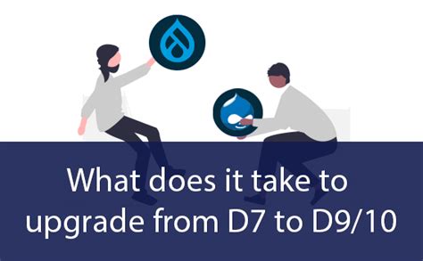 what does it take to upgrade from drupal 7 to drupal 10