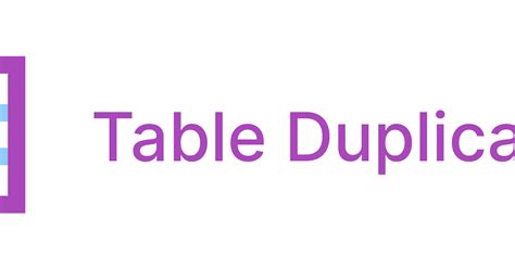 Table Duplicator Pack Extend Coda With Table Coda