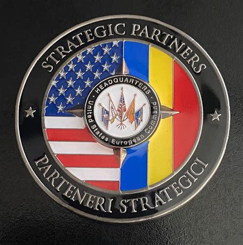 Us Army Eucom Romania Challenge Coin Benningcustomcoins