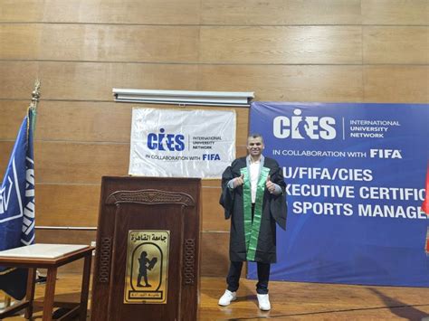 Amr Khalifa On Linkedin Fifa Sports International Certificate Cies Sportsmarketing 40