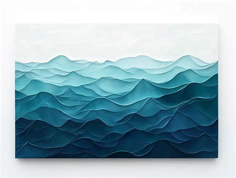グラデーションの海と幻想の景色｜イラスト・フリー素材なら「シンテリ」