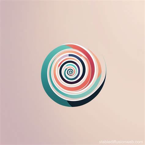 Spiral Shaped Vortex Of Air Floats In Transparent Prompts Stable