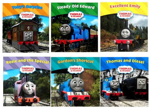 【洋書絵本】トーマスとなかまたちポケットライブラリー＊6冊セット箱入り 旧版と2010年版 絵本語 By絵本古本マーケットはっぴぃ