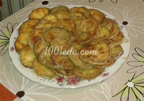 Хрустящие кабачки в кукурузной панировке - Постные блюда из кабачков от ...