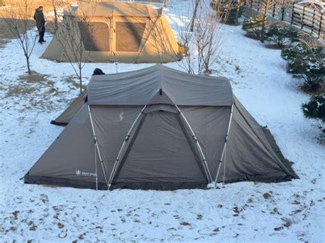 스노우피크 랜드네스트 쉘터 자립형 터널형 패밀리 대형 캠핑 텐트 추천 네이버 블로그