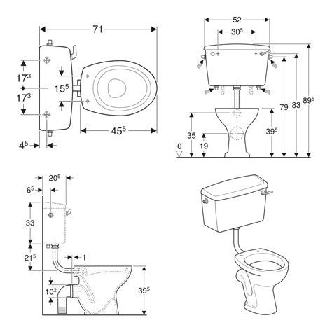Twyford Classic Standard Toilet S Trap Low Level Pan White CC1131WH