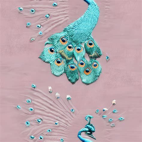 Peacock Embroidery Pattern · Creative Fabrica