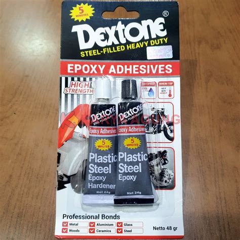 Jual Lem Epoxy Dextone 5 Menit Asli Lem Epoksi Campur 2 Komponen
