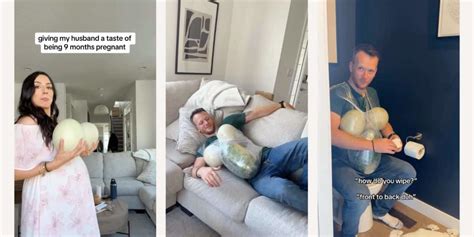 Pregnant Mom Gives Her Husband The Full ‘pregnant Dad Experience—and