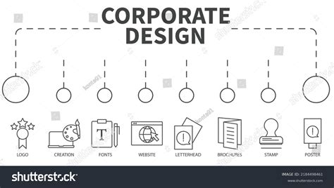 Corporate Design Corporate Identity Vector Illustration Stock Vector Royalty Free