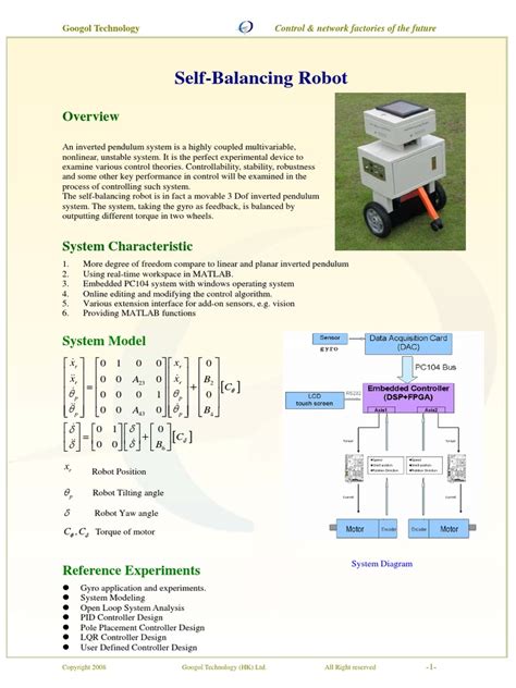 Gbot Pdf Robot Robotics