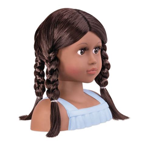 Our Generation Nessa With Accessories Styling Head Doll Brown Hair 1 Ct
