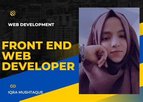 Be Your Front End Web Developer By Iqra544 Fiverr