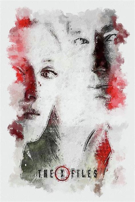 Tv Show The X Files Art Digital Art By Garett Harold Fine Art America