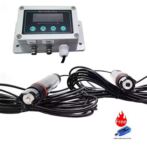 Support Wireless Module Gprs 4g Wifi Lora Lorawan Ph Orp Temperature 3in1 Water Quality Sensor