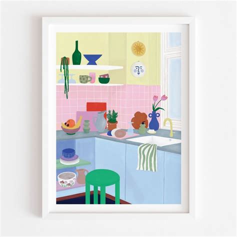 kitchen multiple sizes — by frauke schyroki kitchen posters