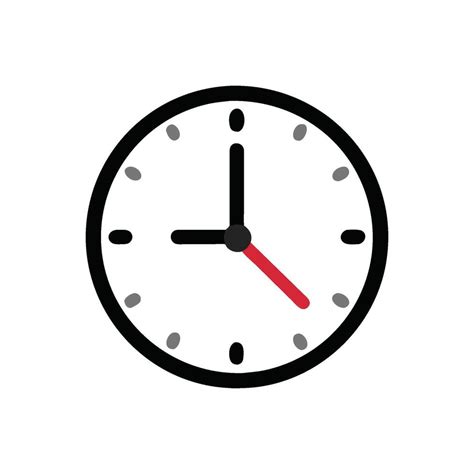 Unique Simple Analog Clock Design 54684460 Vector Art At Vecteezy