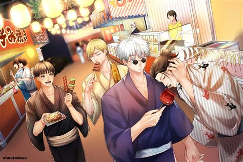 JJK X Summer Festival Poster Geto Suguru Gojo Satoru Nanami Kento Haibara Yuu Etsy