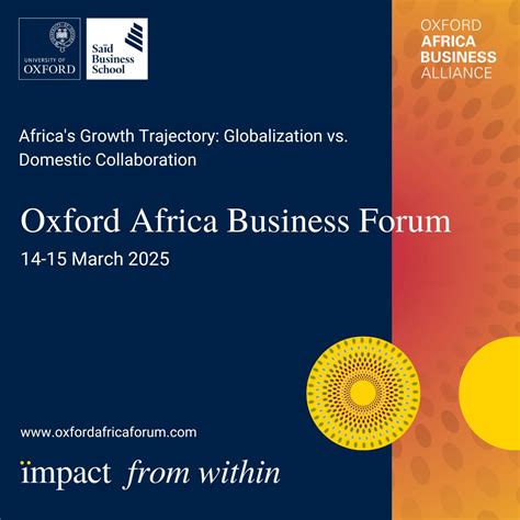 Oxford Africa Business Alliance On Linkedin Save The Date For The Next