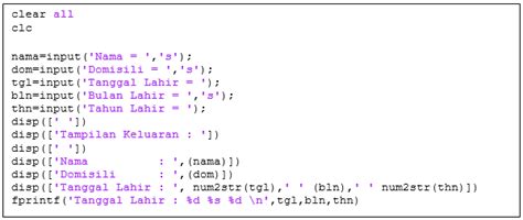 Input Dan Output Data Pada Matlab Browsinau